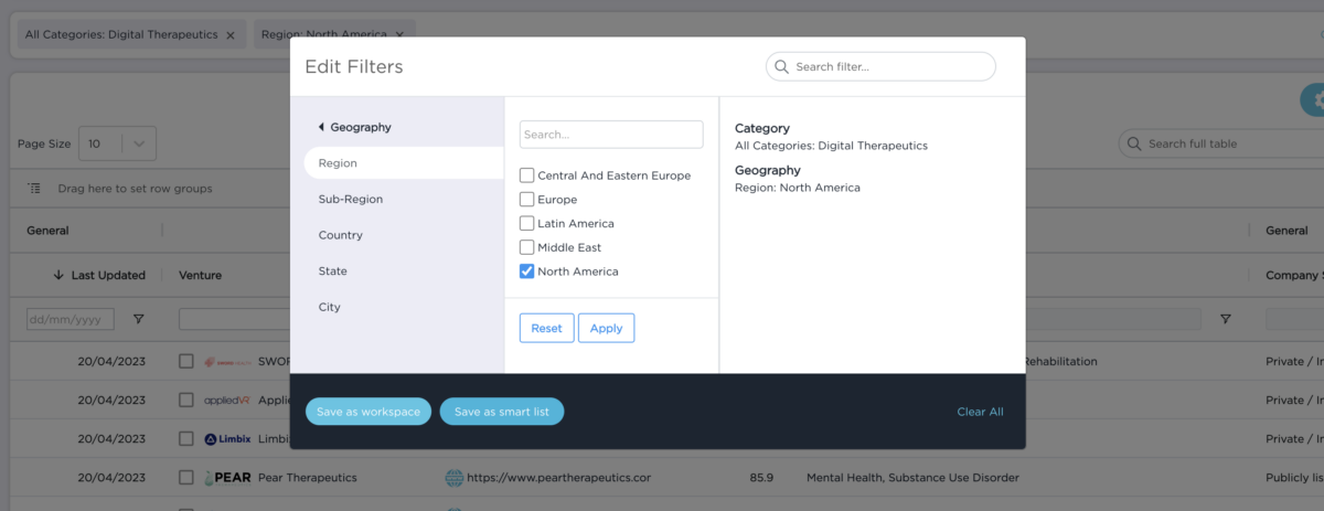 Dynamic Smart Lists - HealthTech Alpha